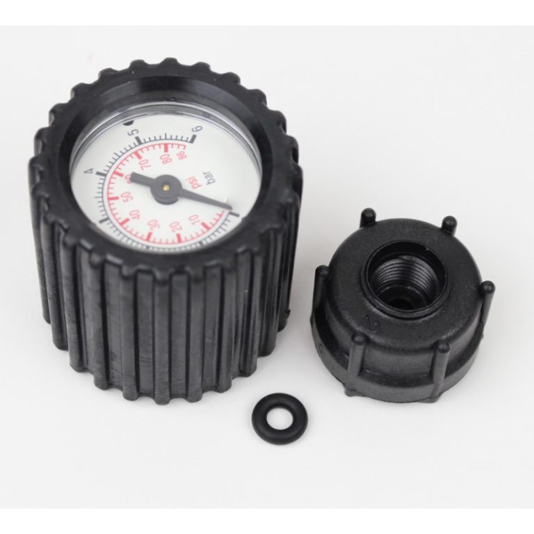 Pressure Control Gauge with adapter, 86psi max reading - Solo