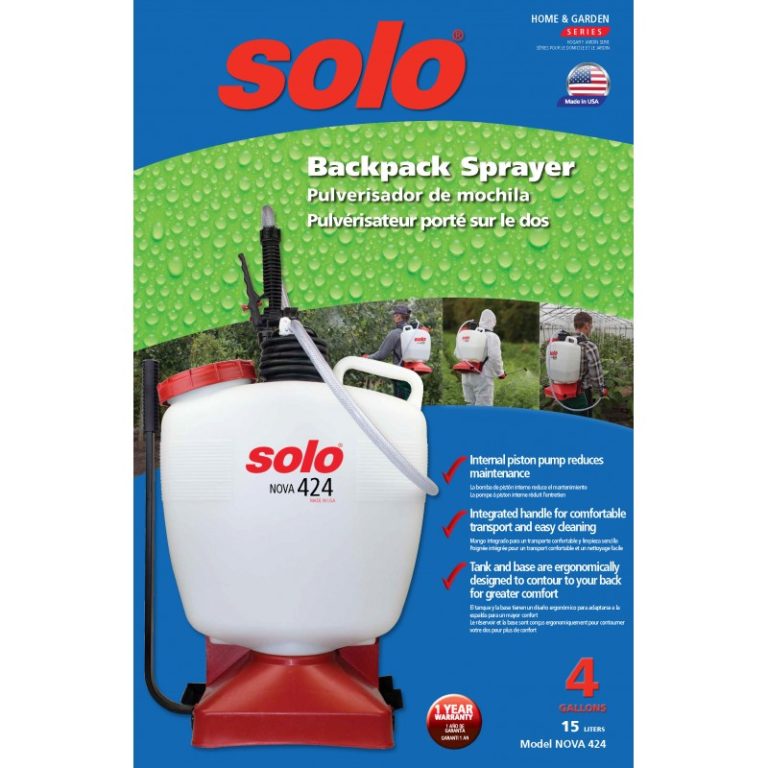 Solo 424 Nova Backpack Sprayer, 4 Gallon, Piston