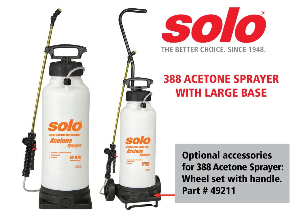 Solo's 388 Acetone Sprayer is Tough on Caustic Chemicals - Solo